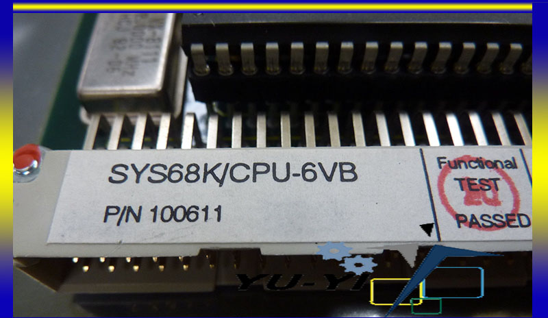 Force Computers 100611 VME Card SYS68K CPU-6VB Rev. 4.1 Lam 810-17034-300 - PLC DCS SERVO ...